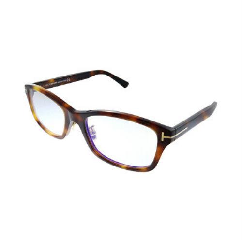 Tom Ford Ft 5724 Db 053 Havana Plastic Rectangle Eyeglasses 56mm 889214234933 Tom Ford