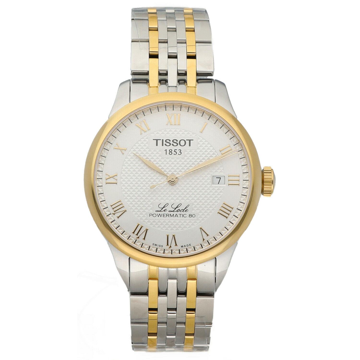 Tissot T006.407.22.033.01 Le Locle Powermatic 80 Two Tone Steel Men`s Watch | 083006216101 ...