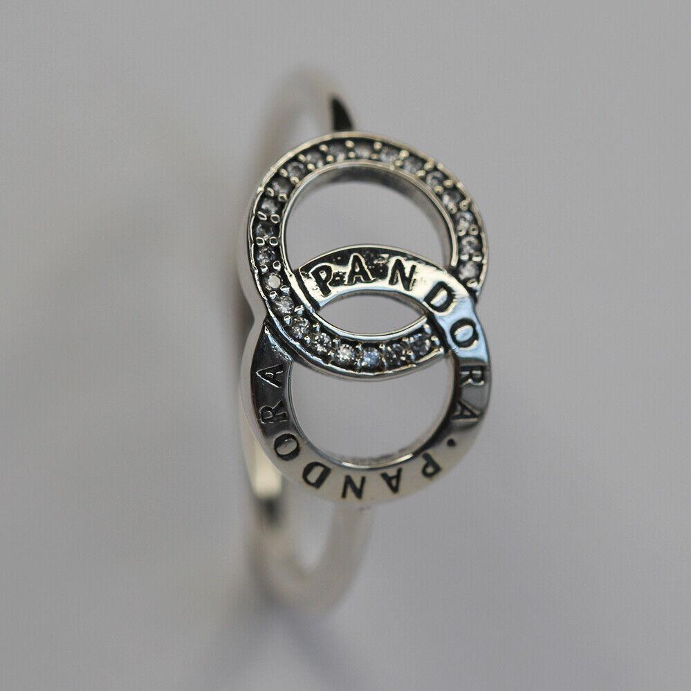 Pandora Circles Ring Multiple SZ 196326CZ W Hinged Box - Pandora ...